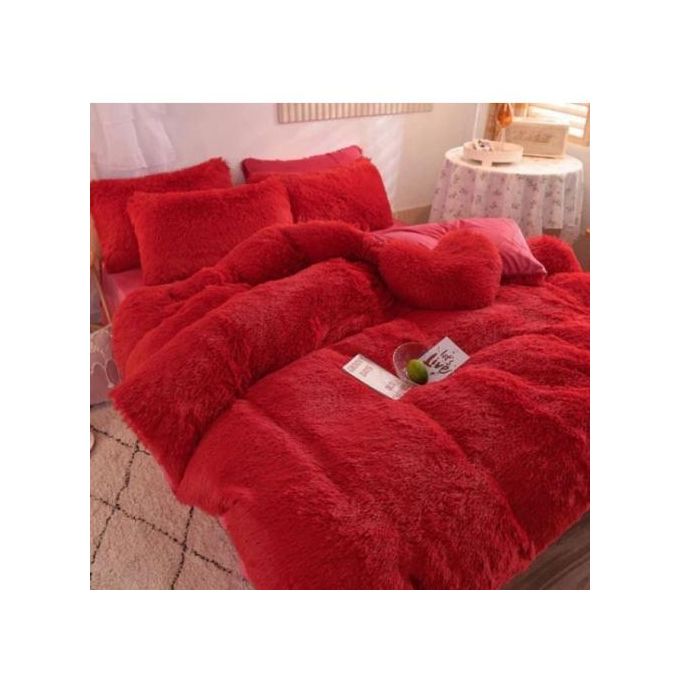 Fluffy Velvet Duvet Set (6Pc) - Husto